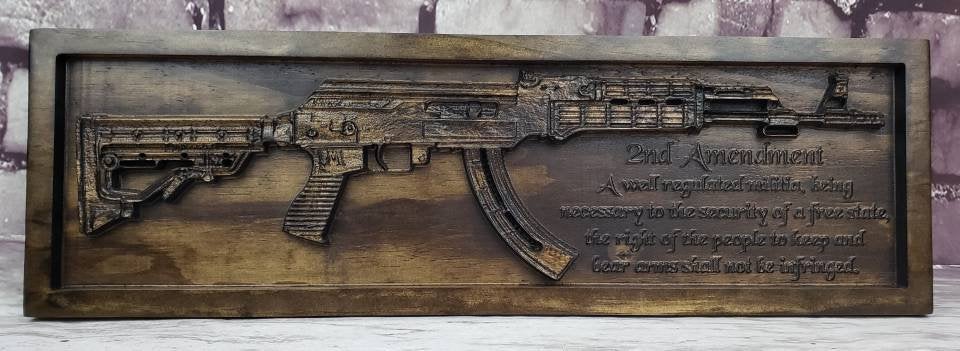 Engraved Ak 47